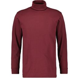 Rollkragenshirt Ragman, Herren, Gr. 110, rot (barolo, 684), Baumwolle, ohne Ausschnitt, Shirts