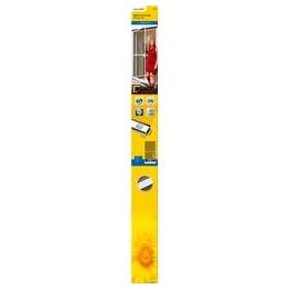 Insektenschutz-Tür Schellenberg "Premium, Fliegengitter für Balkontüren und Terrassentüren", weiß (rahmen: weiß gewebe: grau), B:100cm H:215cm, Insektenschutzgitter, mit Aluminiumrahmen, 100 x 215 cm, anthrazit und weiß