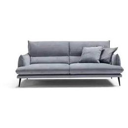2,5-Sitzer Egoitaliano "FUNNY, hochwertiges und aktuelles Design, bequeme Rückenlehne", blau (hellblau), B:210cm H:90cm T:95cm, 100% Polyester, Sofas, toller Sitzkomfort