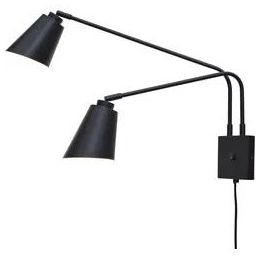 IT'S ABOUT ROMI Wandleuchte "BREMEN", schwarz, 2, Ø 15cm H: 45cm, 1 Stk., Leuchten, Bewegbar in alle Richtungen