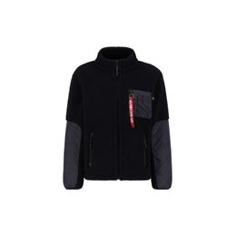 Alpha Industries Jacke 'Sherpa Zip' Herren Gr&ouml;&szlig;e XL schwarz