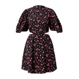 AX Paris Kleid Damen Gr&ouml;&szlig;e 38 gr&uuml;n / pink / schwarz Winterkleid