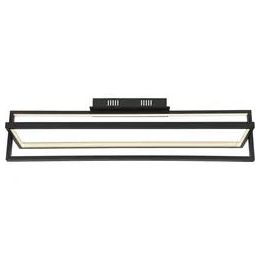 Globo LIGHTING LED Deckenleuchte "FLIPS", schwarz, Leuchten, Deckenlampe/Wohnzimmer/Schlafzimmer/modern