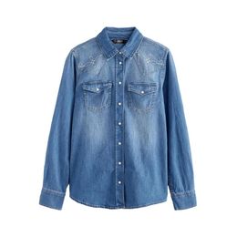 next Bluse Damen Gr&ouml;&szlig;e 4XL blau / blue denim