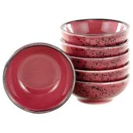 Tapas-Schale Creatable "NATURE COLLECTION", lila (beere), Ø:8cm, Steinzeug, Schüsseln, Snackschale, Dipschale, Servierschale, Ø 8 cm