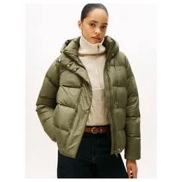 Steppjacke Tommy Hilfiger "MODERN DOWN REG JACKET", Damen, Gr. M (38), grün (utility olive), Steppware, Obermaterial: 100% Polyester, unifarben, Jacken