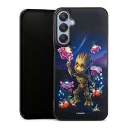 DeinDesign Galaxy A25 5G Handy Silikon H&uuml;lle Case schwarz Handyh&uuml;lle Baby Groot Marvel Guardians Of The Galaxy