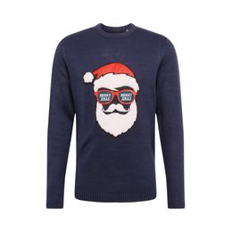 Only & Sons Only & Sons Sweater 'XMAS' male size XL Cream / Dark blue / Dark green / Red