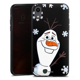 DeinDesign iPhone Xr Handy Silikon H&uuml;lle Case schwarz Handyh&uuml;lle Disney Frozen 2 Frozen Olaf