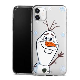 DeinDesign iPhone 11 Handy Slim Case Silikon Handyh&uuml;lle transparent H&uuml;lle extra d&uuml;nn Disney Frozen Olaf Frozen 2 Silikon Slim Case