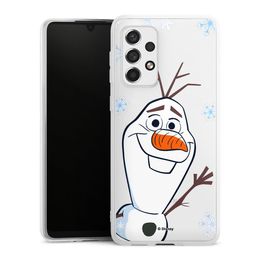 DeinDesign Galaxy A33 5G Handy Silikon H&uuml;lle Case transparent Handyh&uuml;lle Frozen Olaf Disney Frozen 2 Silikon Case
