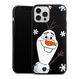 DeinDesign iPhone 13 Pro Max Handy Silikon H&uuml;lle Case schwarz Handyh&uuml;lle Disney Frozen 2 Frozen Olaf