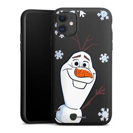 DeinDesign iPhone 11 Handy Premium Silikon H&uuml;lle Handyh&uuml;lle schwarz Case Disney Frozen Olaf Frozen 2 Silikon Premium Case