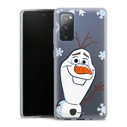 DeinDesign Galaxy S20 FE 5G Handy Silikon H&uuml;lle Case transparent Handyh&uuml;lle Disney Frozen 2 Frozen Olaf Silikon Case