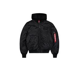 Alpha Industries &Uuml;bergangsjacke 'MA-1 TT Hood' Herren Gr&ouml;&szlig;e L schwarz