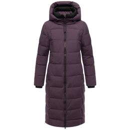 Marikoo Mantel 'Lanitaa XVI' Damen Gr&ouml;&szlig;e 5XL aubergine Wintermantel