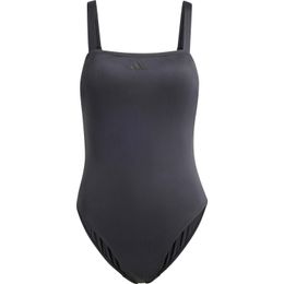 Adidas Iconisea Badeanzug Damen - schwarz - Gr. 36 - Polyester/Elastan