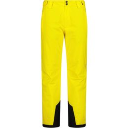 CMP Skihose Herren - gelb - Gr. 46 - Polyester/Elastan