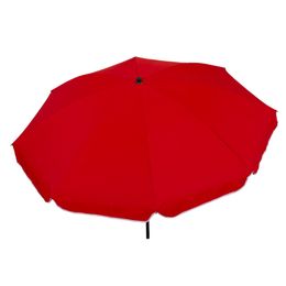 Acamp Sonnenschirm 'Solaris' anthrazit/rot Ø 180 cm