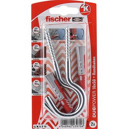 Fischer Fischer DUOPOWER 10 x 50 RH G mit Rundhaken, gro&szlig; 2 St&uuml;ck