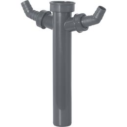 CORNAT Verstellrohr mit zwei Maschinen-Anschl&uuml;ssen 1 1/2" x 40 mm