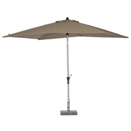 Acamp Marktschirm 'Acapole' taupe 200 x 200 cm