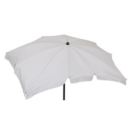 Acamp Sonnenschirm 'Solaris' anthrazit/naturfarben Ø 180 cm