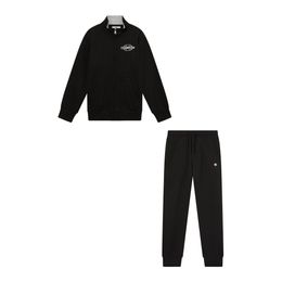 Champion Authentic Athletic Apparel Jogginganzug Jungen Gr&ouml;&szlig;e 104 schwarz / wei&szlig;