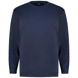 Große Größen Ragman Longsleeve aus Pima-Baumwolle Farbe marine Größe: 5XL