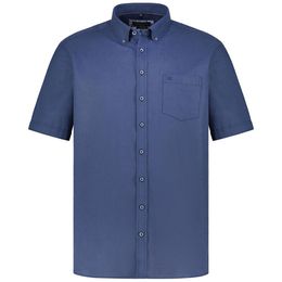 Casamoda Große Größen CASA MODA Freizeithemd mit Leinen, Short Style Farbe jeansblau Größe: 5XL