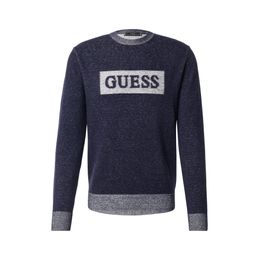 Guess Pullover 'JACK' Herren Gr&ouml;&szlig;e M blaumeliert / wei&szlig;
