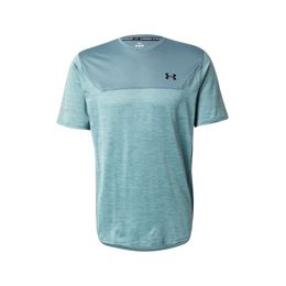 Under Armour Funktionsshirt 'Tech Utility' Herren Gr&ouml;&szlig;e M taubenblau / mint / schwarz