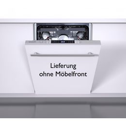Hanseatic vollintegrierbarer Geschirrspüler "HGVI6082A147913DS", Energieeffizienz: A (A-G), silber (edelstahlfarben), B:60cm H:82cm T:55cm, Geschirrspüler