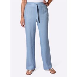 WITT Damen Schlupfhose , weitenregulierbar mit Bindeband, bleu, Größe 19