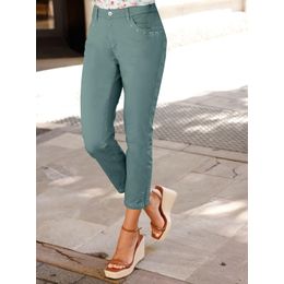 WITT Damen 7/8-Hose mit Stickerei, jade, Größe 36