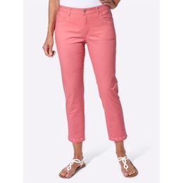 WITT Damen 7/8-Hose mit Stickerei, flamingo, Gr&ouml;&szlig;e 20