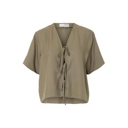 Selected Bluse 'SLFNATUK' Damen Gr&ouml;&szlig;e XL oliv