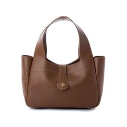 Lucky Bees Schultertasche in Hellbraun - (B)32 x (H)21 x (T)12 cm - 64% | Damen-taschen