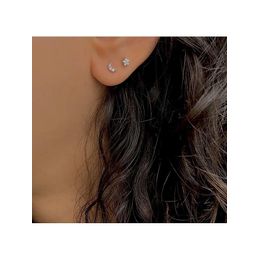 DI GIORGIO Silber-Ohrstecker mit Edelsteinen - 62% | Schmuck