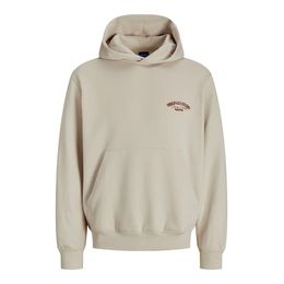 Jack & Jones Jack & Jones Hoodie in Beige - 50% | Gr&ouml;&szlig;e L | Herren-sweatshirts-jacken