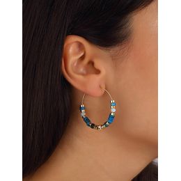 Luja Bijoux Vergold. Creolen mit Variscit - 68% | Schmuck