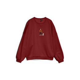 V&eacute;ro Moda Vero Moda Sweatshirt in Bordeaux - 42% | Gr&ouml;&szlig;e M | Damen-sweatshirts-jacken
