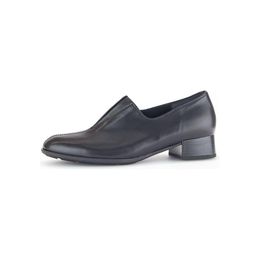 Gabor Leder-Slipper in Schwarz - 63% | Gr&ouml;&szlig;e 37,5 | Damen-schuhe-halbschuhe