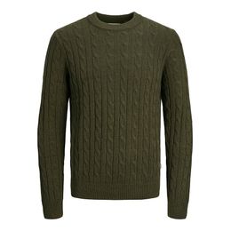 Jack & Jones Jack & Jones Pullover in Khaki - 35% | Gr&ouml;&szlig;e L | Herren-plussize