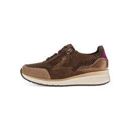 Gabor Sneakers in Braun/ Lila - 54% | Größe 38,5 | Damen-sneakers
