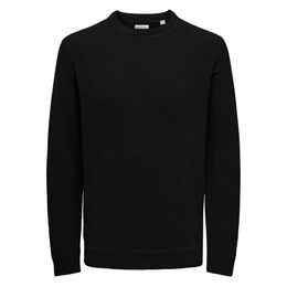 Only & Sons ONLY & SONS Pullover in Schwarz - 52% | Größe XL | Herren-plussize