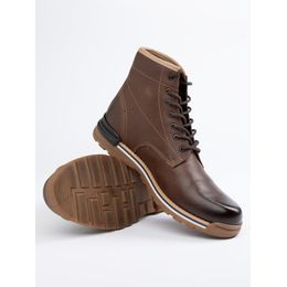 Paul Vesterbro Leder-Boots in Braun - 63% | Größe 43 | Herrenstiefel