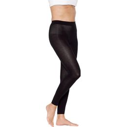 Rogo Damen Thermo-Leggings schwarz Größe 38/40