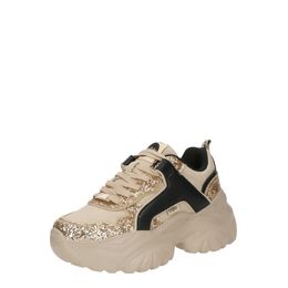 Buffalo Sneaker Damen Größe 42 beige / gold / schwarz