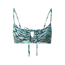 Seafolly Bikinitop Damen Gr&ouml;&szlig;e 95 hellbeige / hellblau / petrol / wei&szlig;